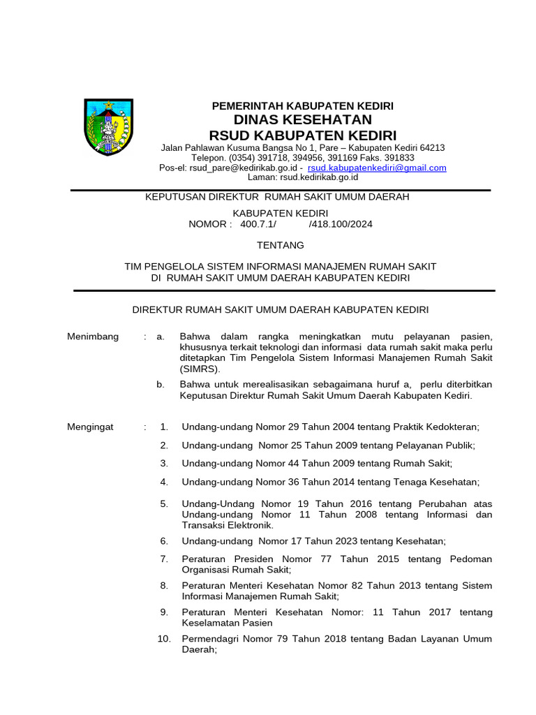 SK Tim Simrs 2024 | PDF