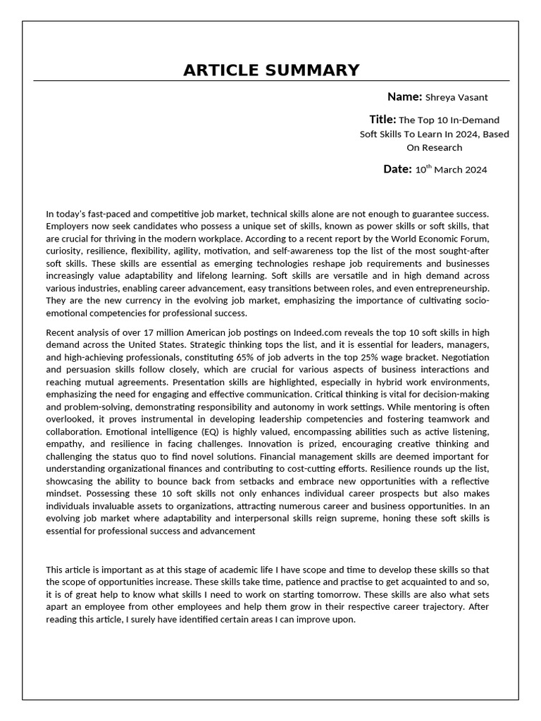 Article Summary | PDF