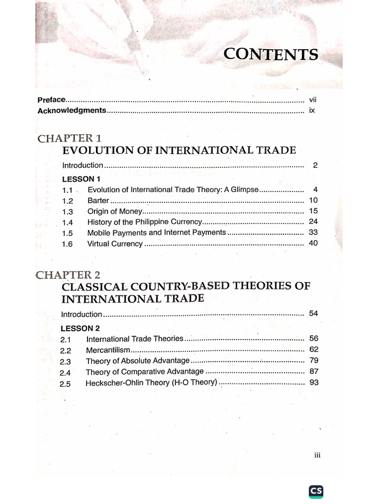 Chapter 1 - Evolution of International Trade | PDF