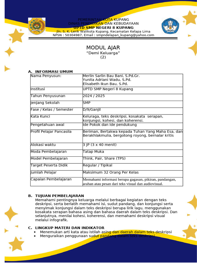 Modul Contoh | PDF