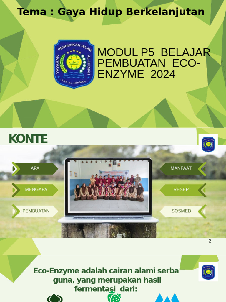 Modul Belajar Eco Enzyme Rev 10 70.pptx - 20241004 - 163310 - 0000 | PDF