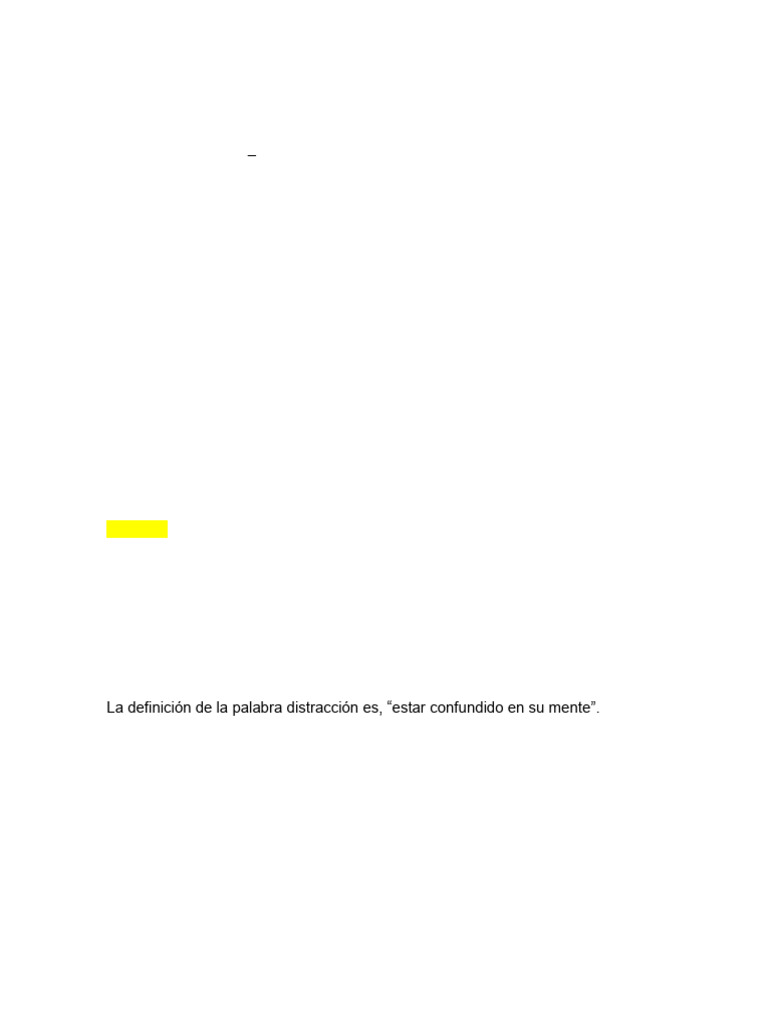 Distraído o Enfocado | PDF