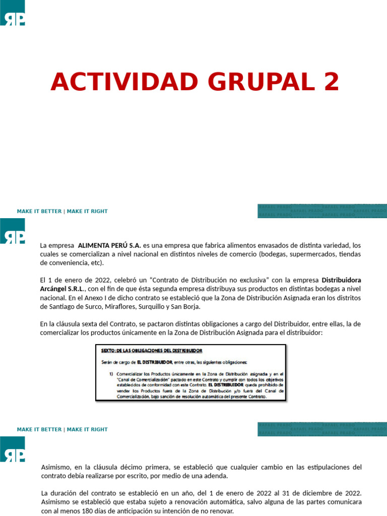 Caso - Actividad Grupal 2 | PDF