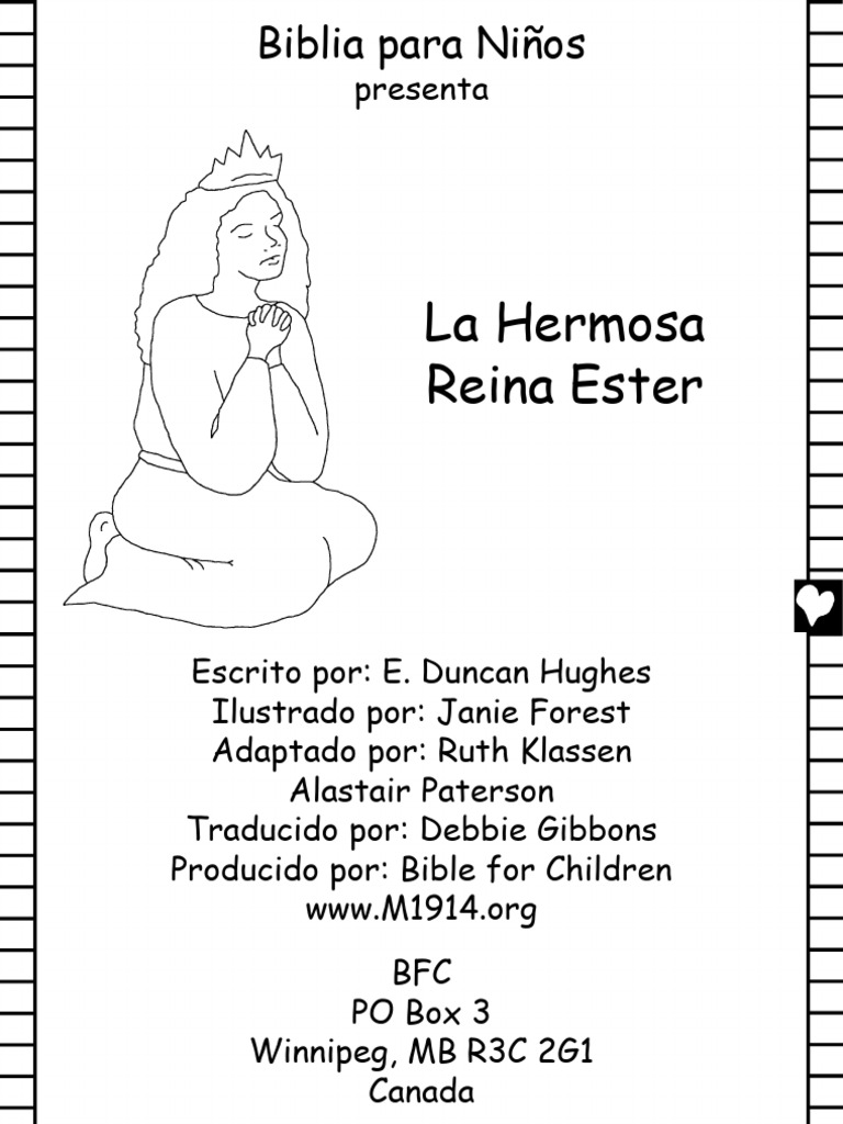 Beautiful Queen Esther Spanish CB | PDF