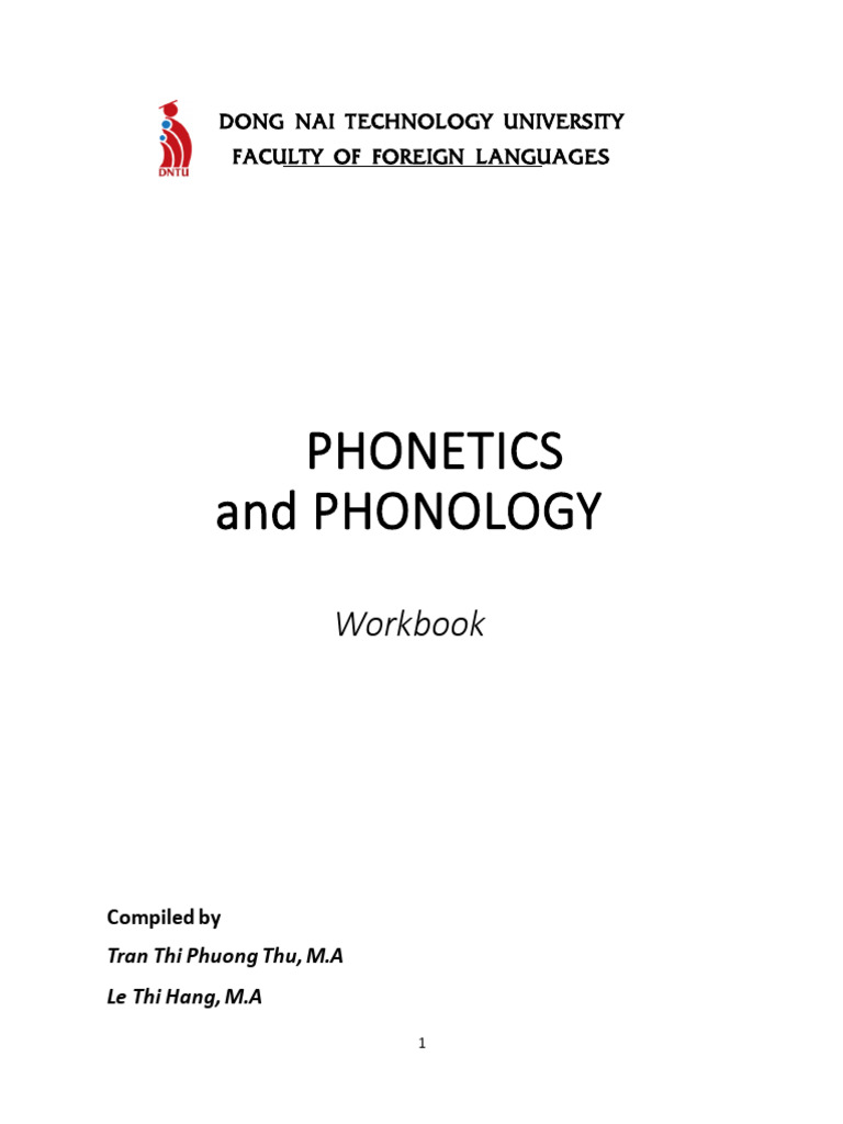 Tran & Le - Phonetics-Phonology-workbook-full | PDF
