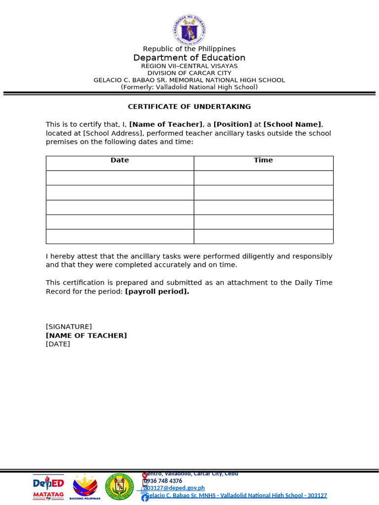 Affidavit of Undertaking DM 53 2024 | PDF