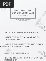 Sample Constitution for Organizations | PDF | Board Of Directors ...