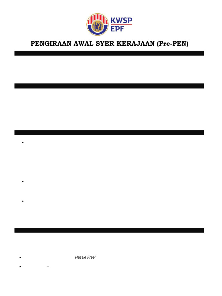 Maklumat Lanjut Pre-PEN - PWC Khas Final 05092018 | PDF
