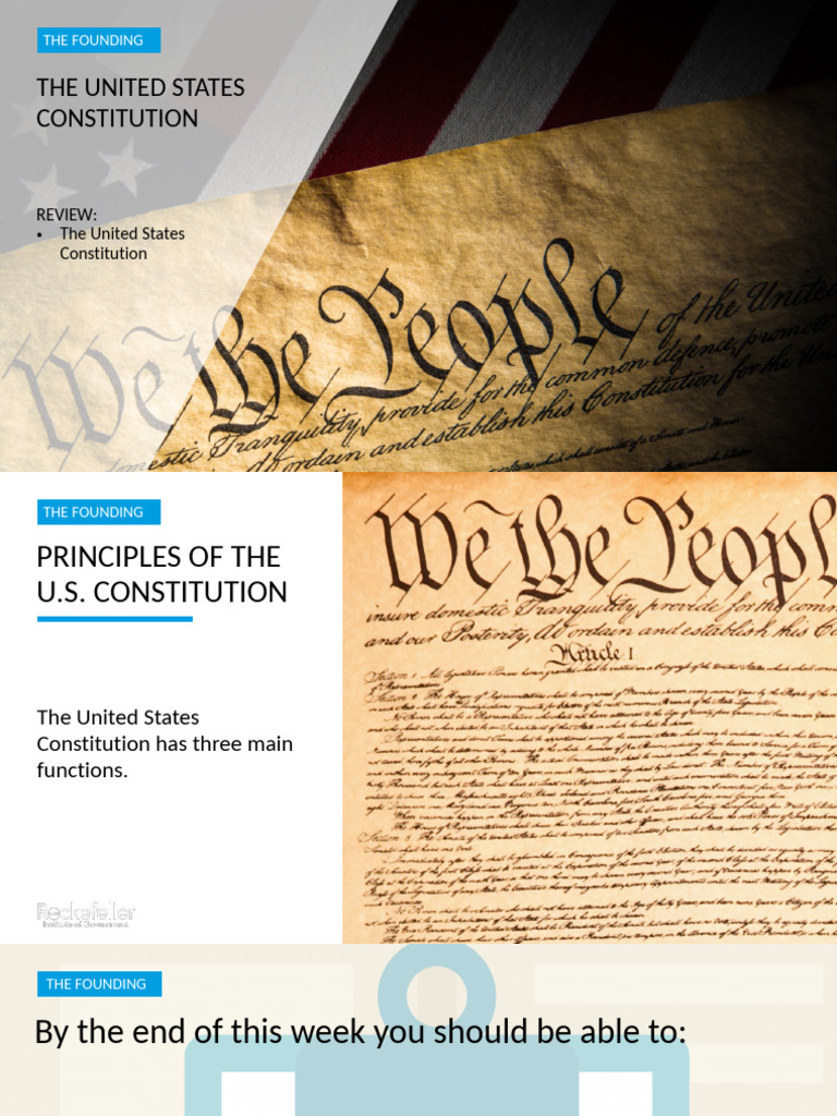 U.S. Constitution Principles Guide | PDF | Politics | Social Science