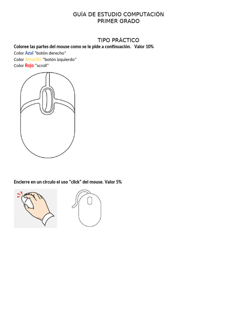 GUÍA DE ESTUDIO PRIMER GRADO (1) | PDF