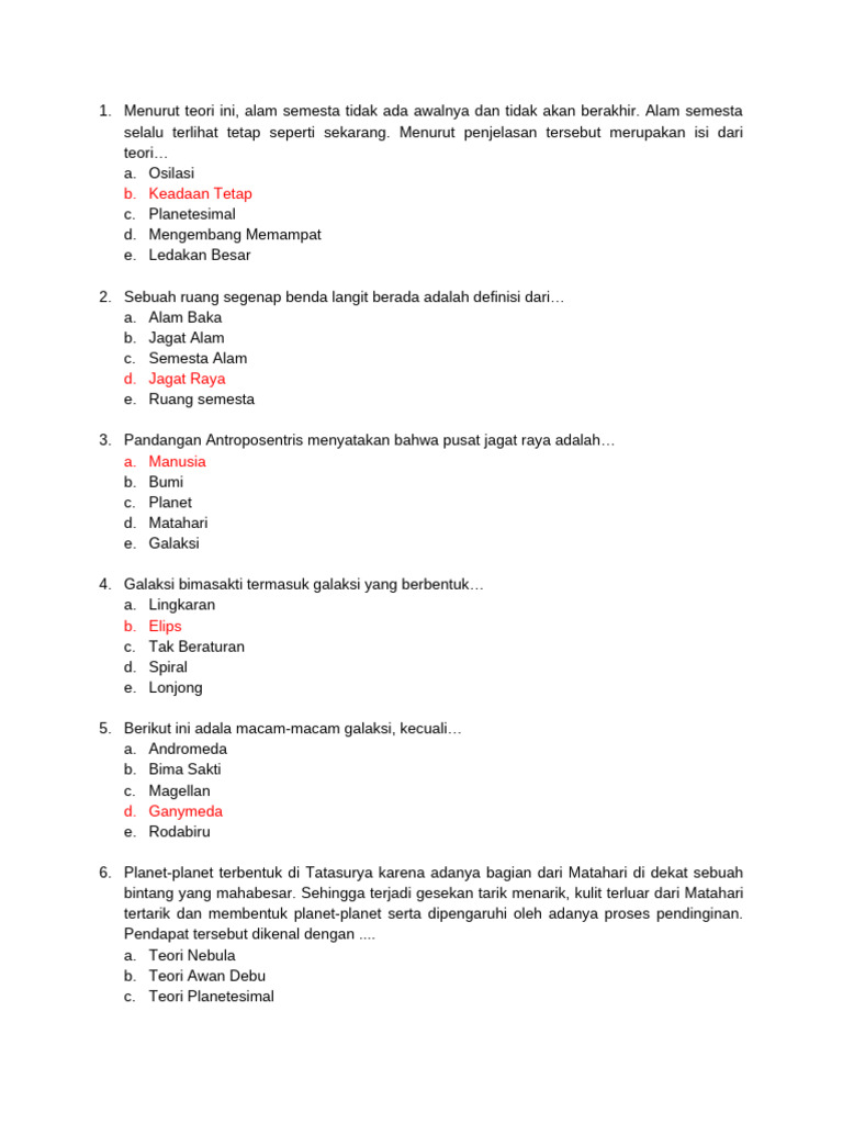 Soal PTS GEO Sem 2 Kls X | PDF