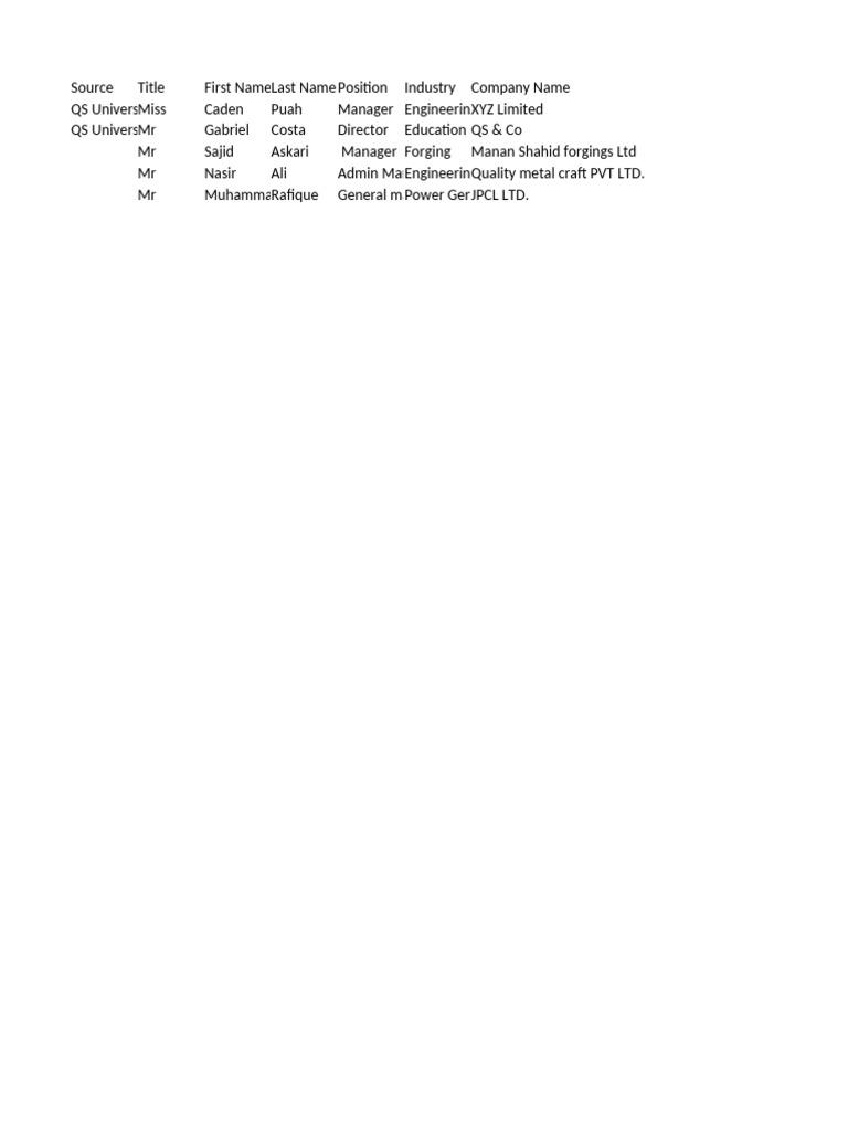 2024 - V3 - Employer Contact Details - Predefined Format 2 | PDF