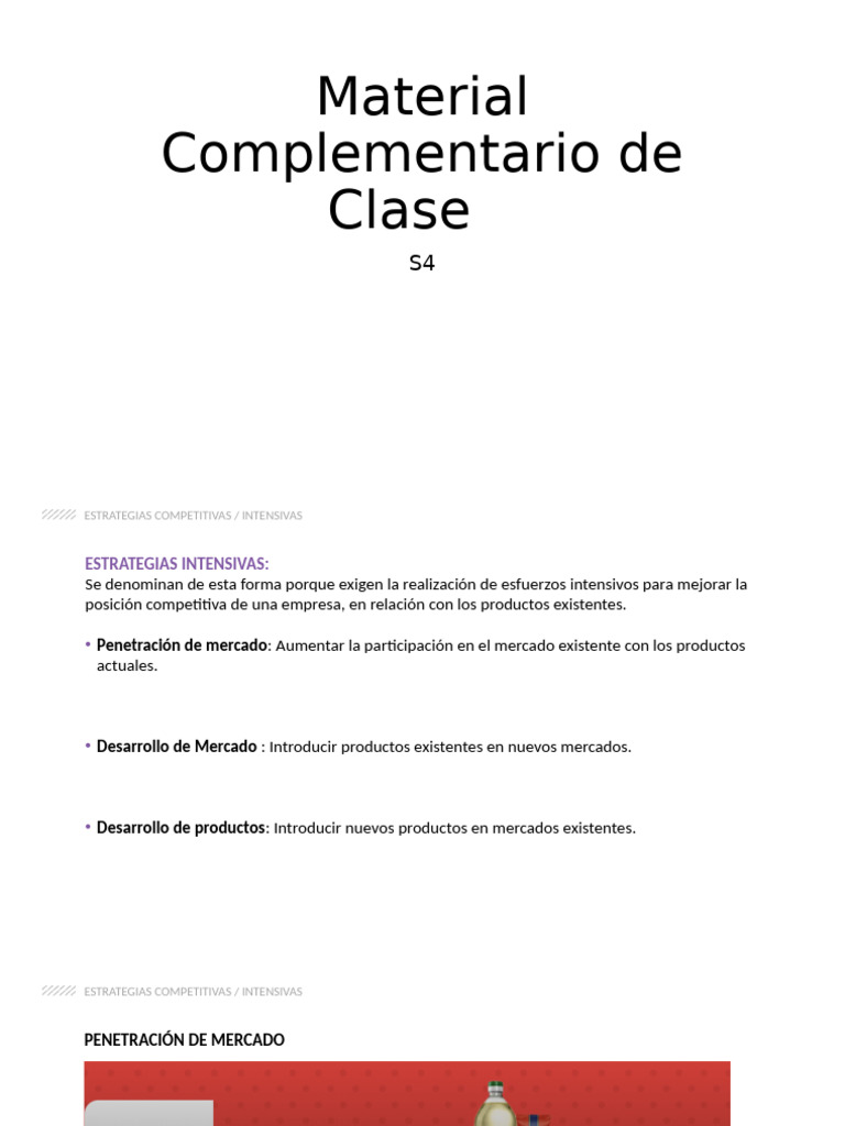 S4. Diapositivas Complementarias | PDF