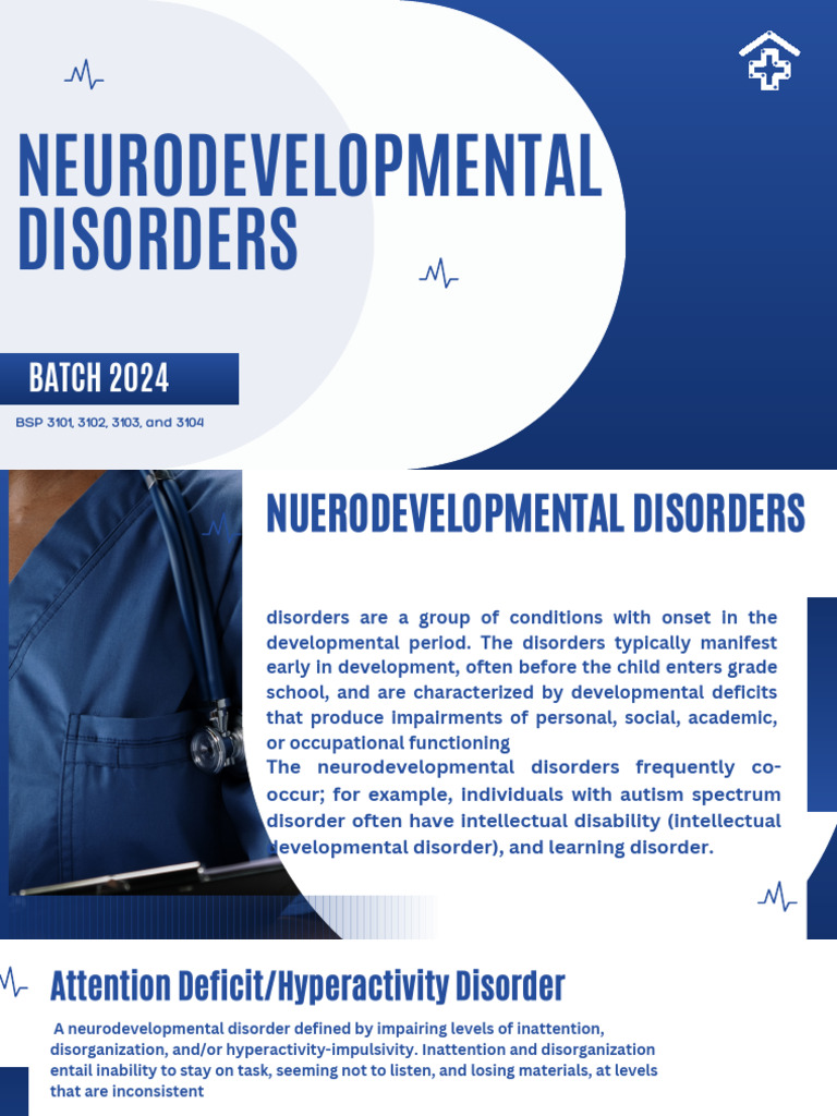 Neurodevelopmental Disorders | PDF