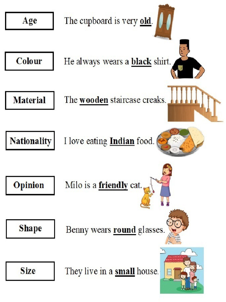 Adjectives Description | PDF