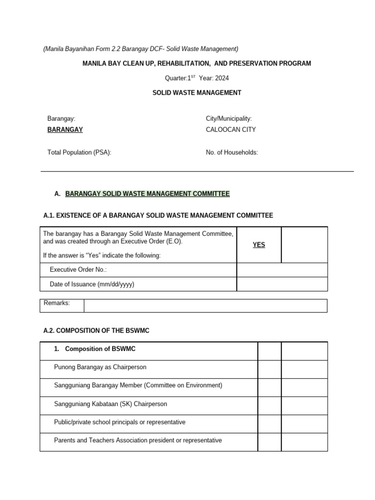 Blank Eca Form | PDF