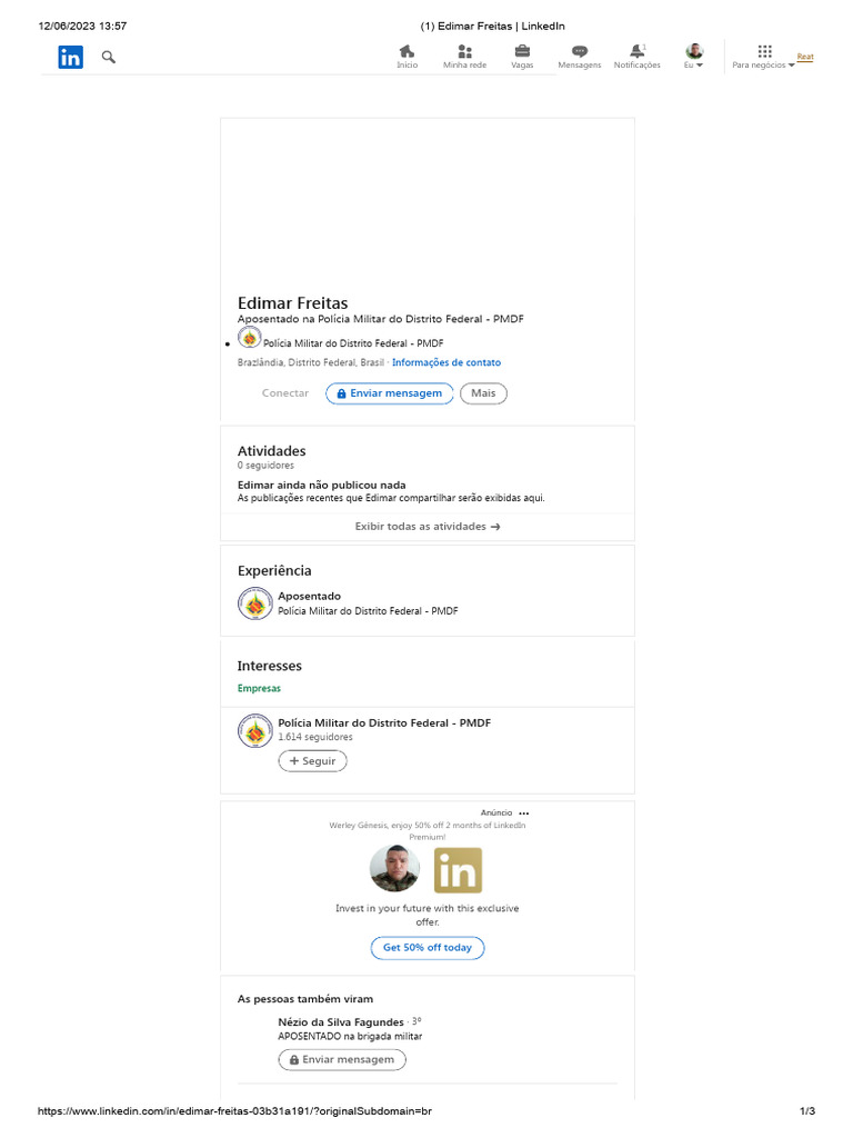 Edimar Freitas - LinkedIn | PDF