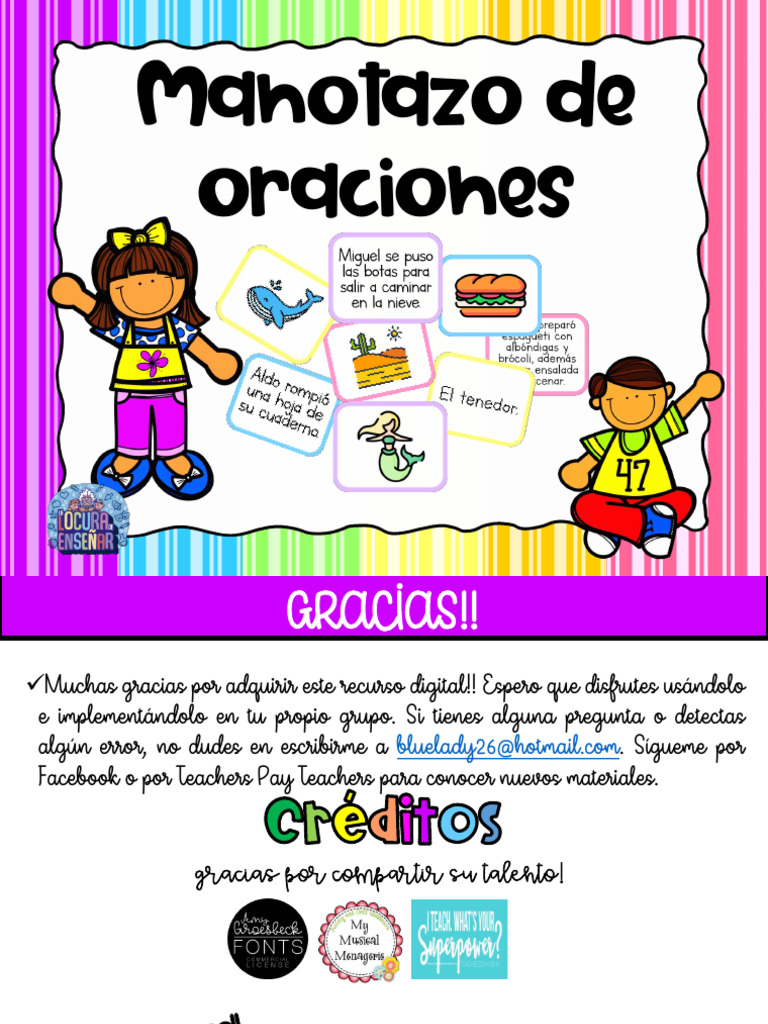 Manotazo de Oraciones-1 | PDF
