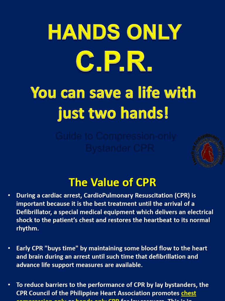 Hands Only CPR | PDF