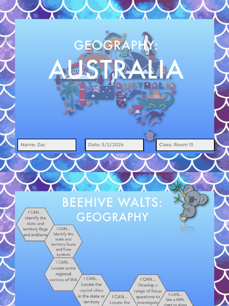 Geography Revision For Yr 4 - HASS Australia | PDF