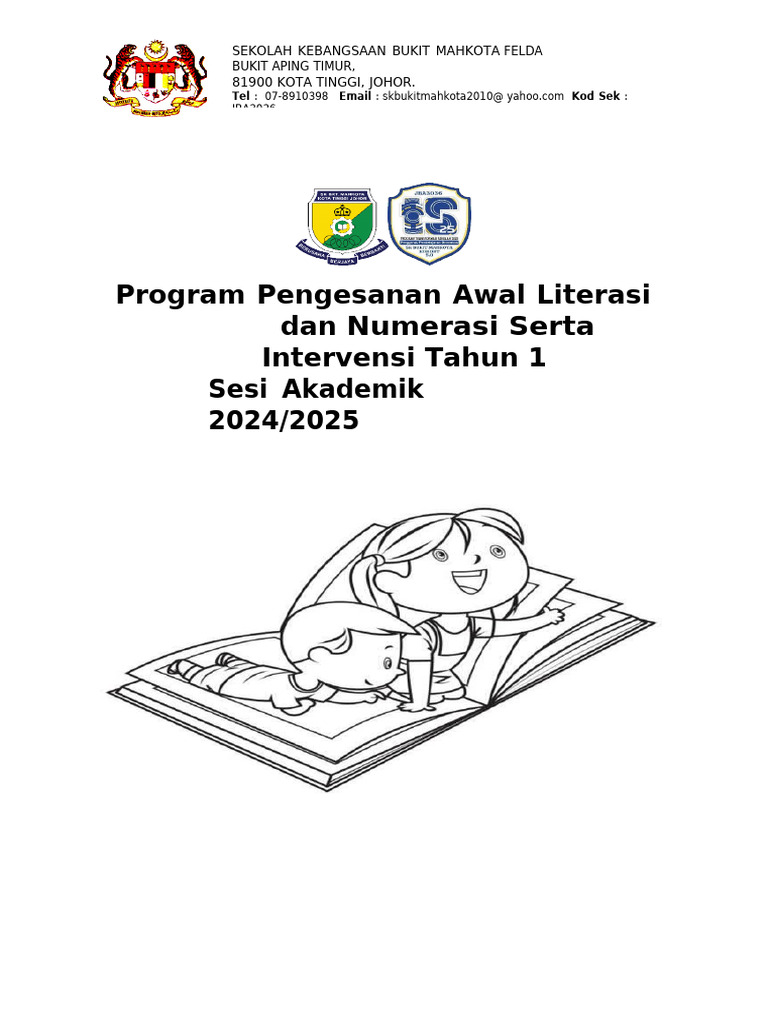 KERTAS KERJA PROGRAM PENGESANAN LITERASI & NUMERASI | PDF