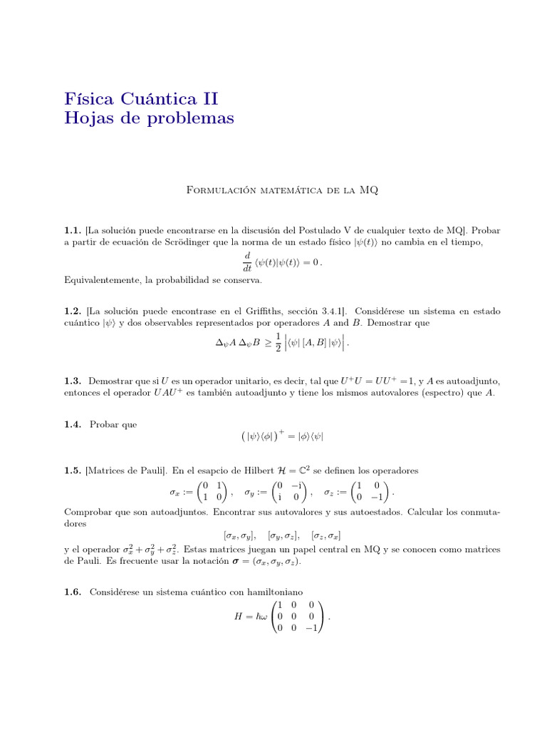 QP2 Problemas | PDF