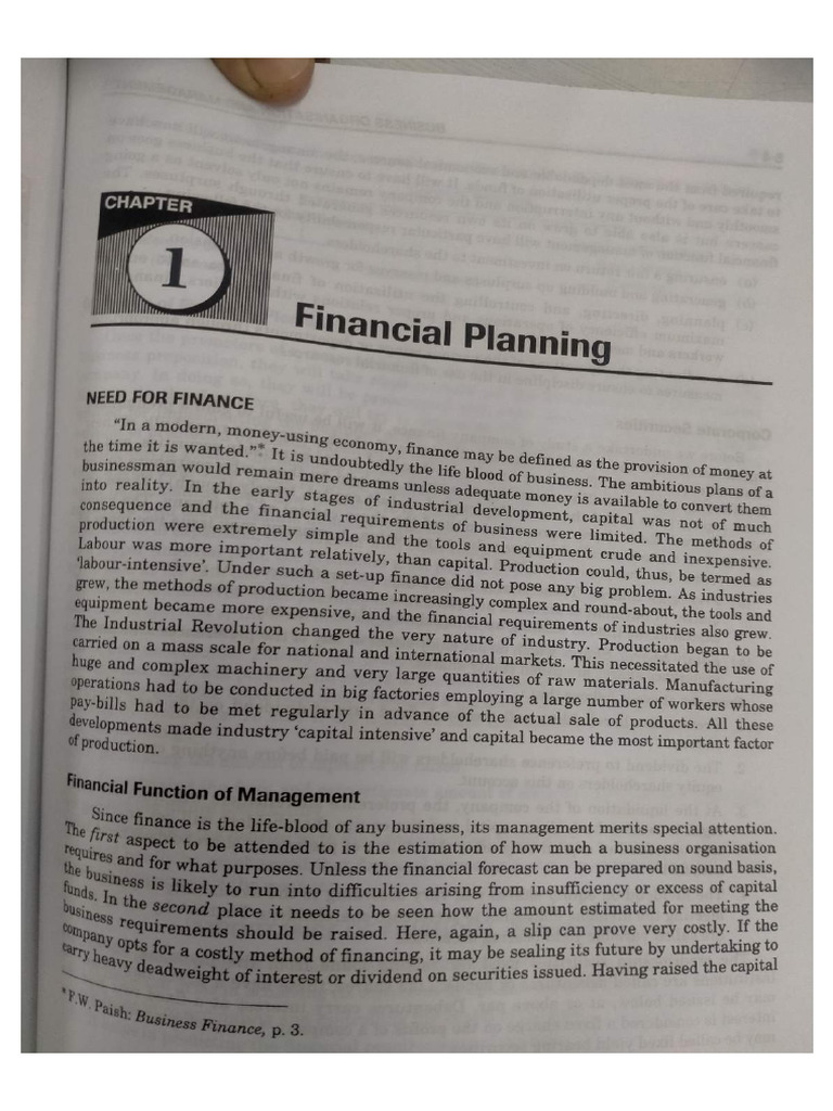 FOB Unit 4 Financial Planning | PDF