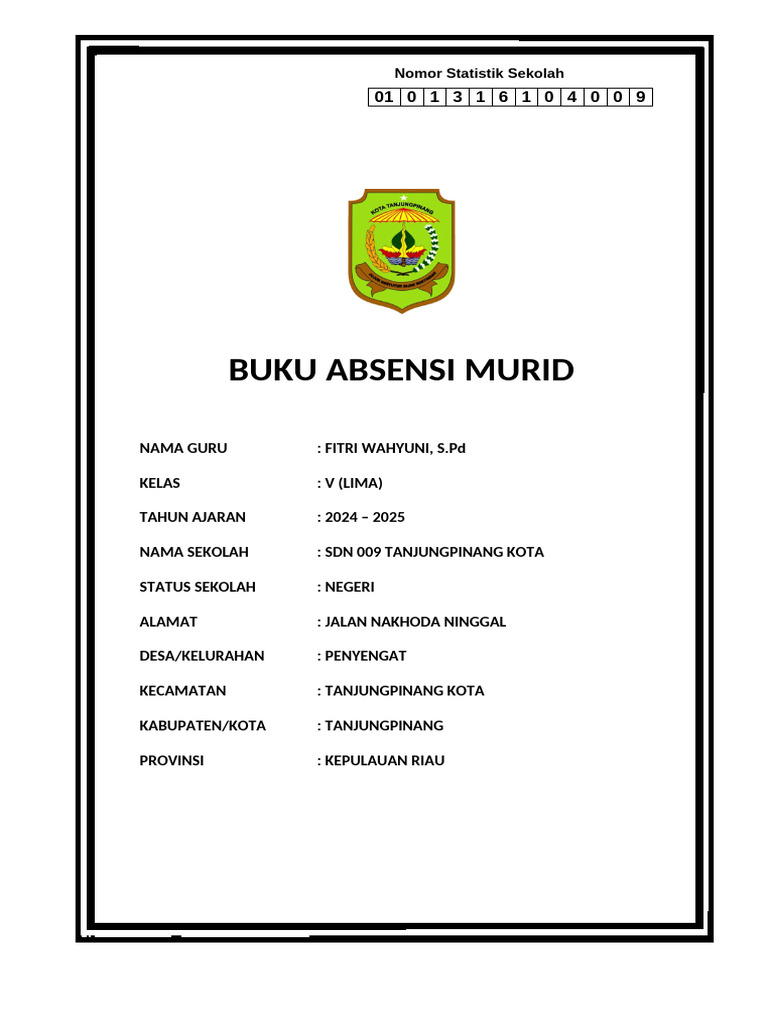 Cover Absen | PDF