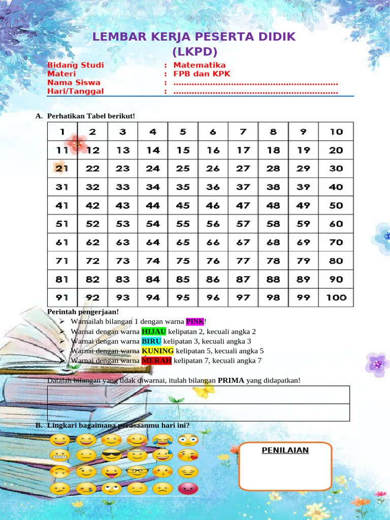 LKPD MTK | PDF