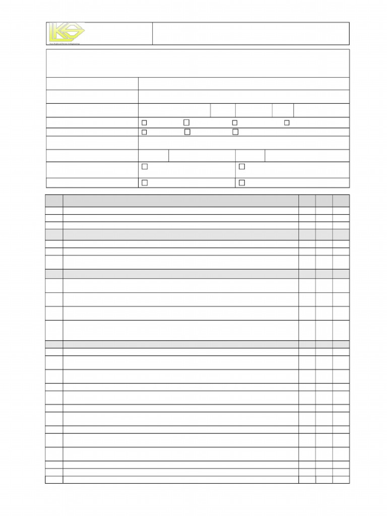 External Provider Assessment Checklist | PDF