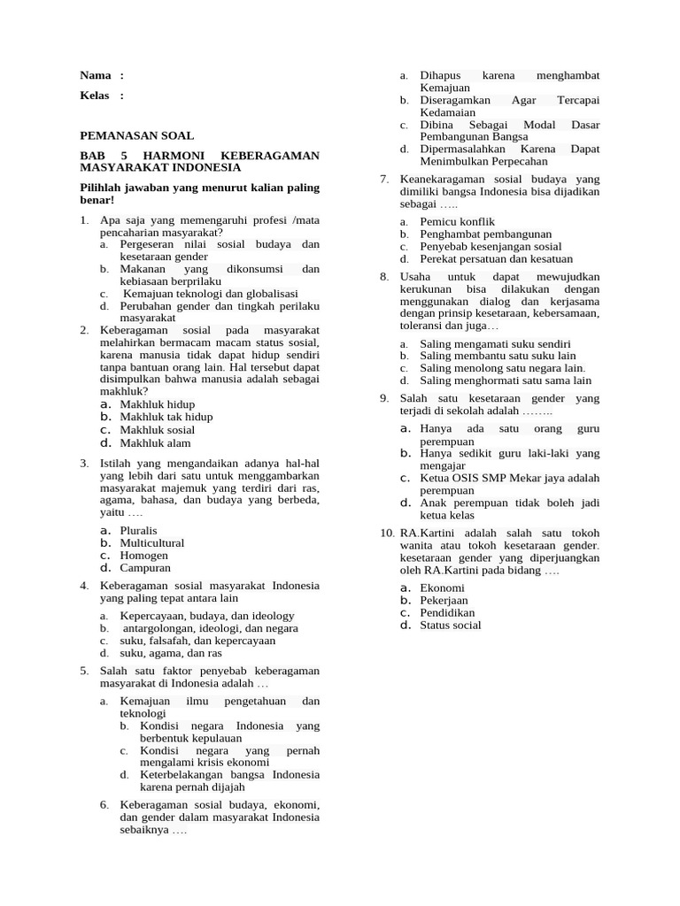 LKPD Kelas 9 Bab 5 | PDF