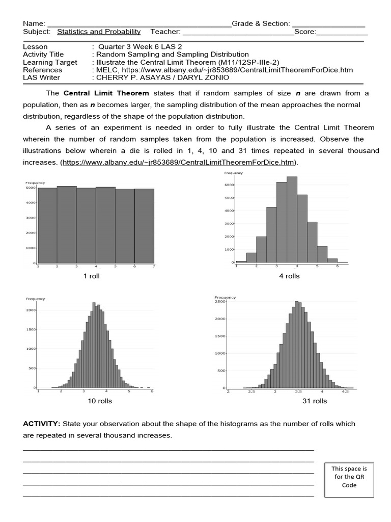 StatPro Q3 Week6 LAS 2 | PDF