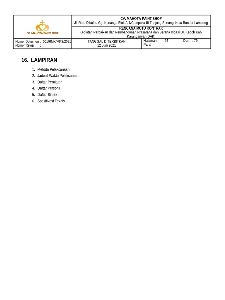 Bab 16;Lampiran | PDF