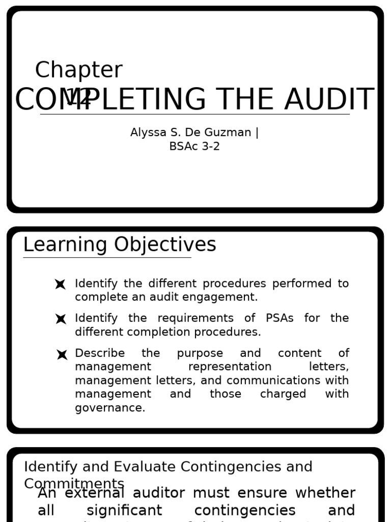Completing the audit_presentation | PDF