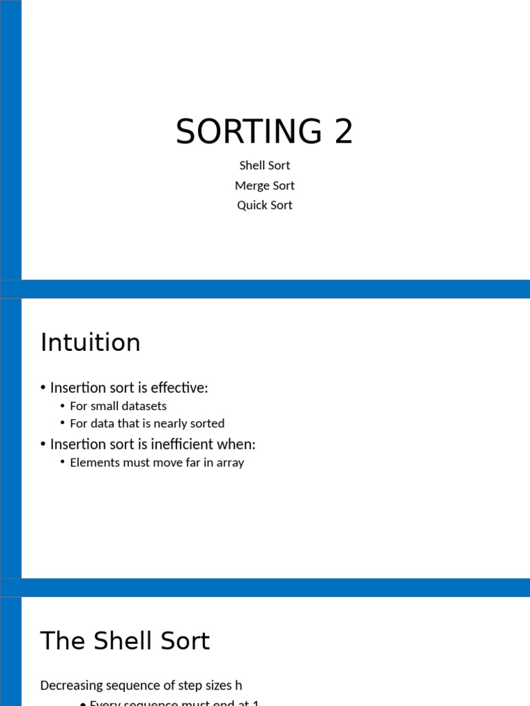 Sorting 2 | PDF