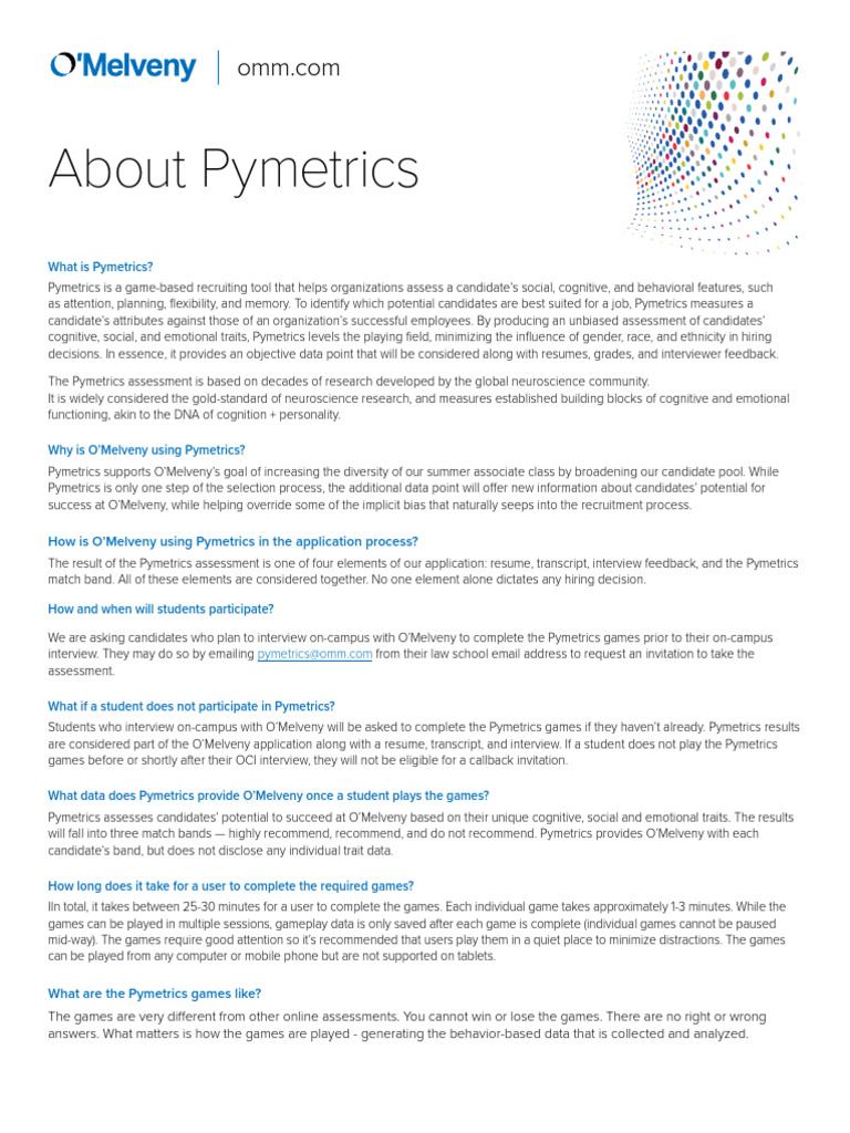 Pymetrics-FINAL | PDF