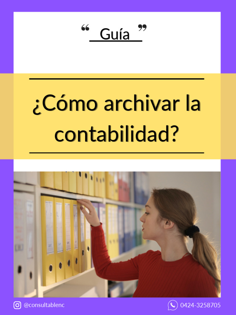 bqZvijsZRWuh5rRcK8E5 - GUÍA COMO ARCHIVAR LA CONTABILIDAD | PDF
