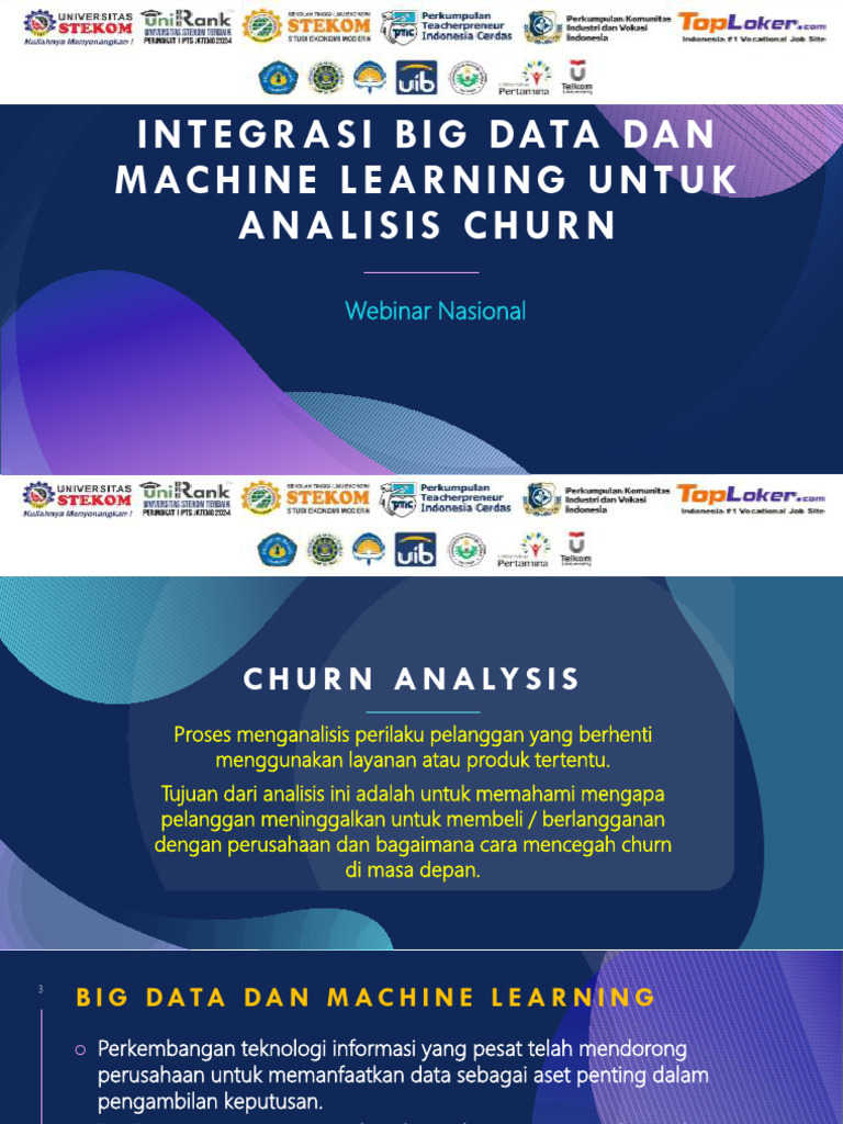 Big Data and MAchine Learning - Consumen Churn | PDF