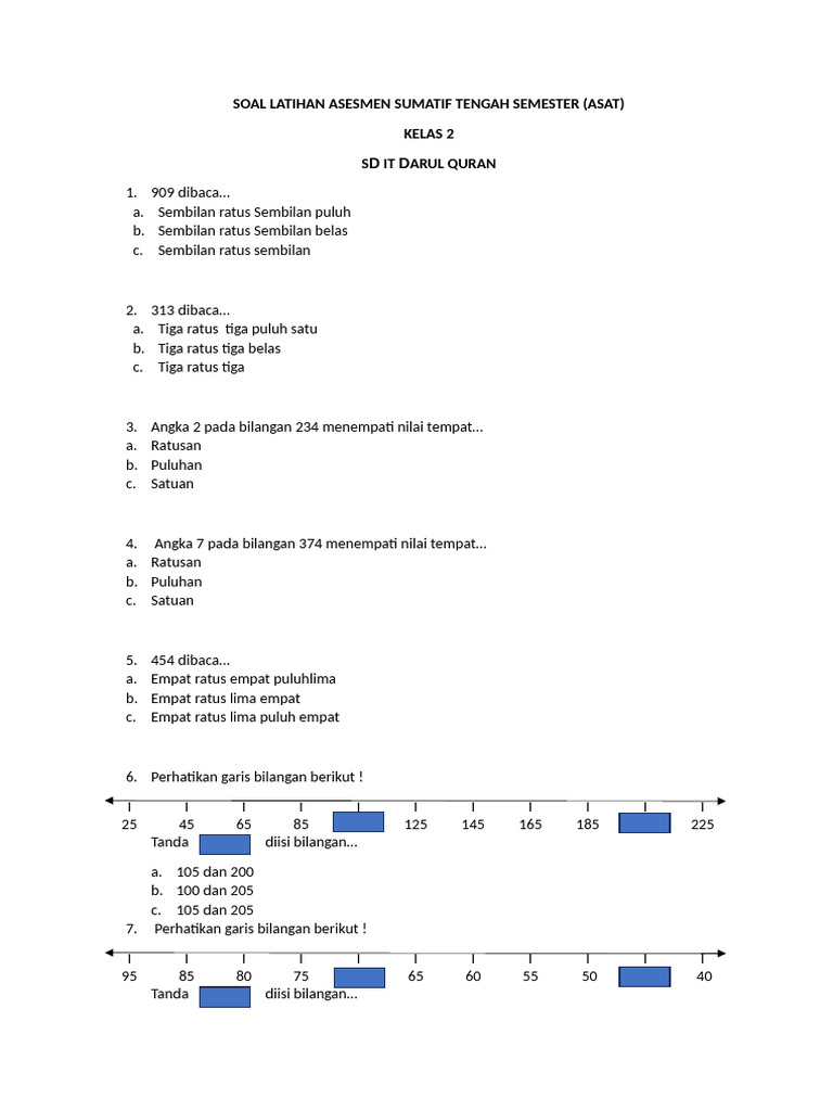 Soal Latihan Pts Farzan | PDF