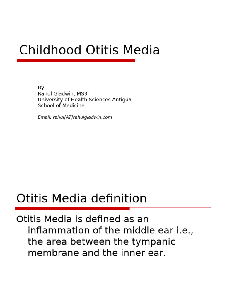 Otitis Media | PDF
