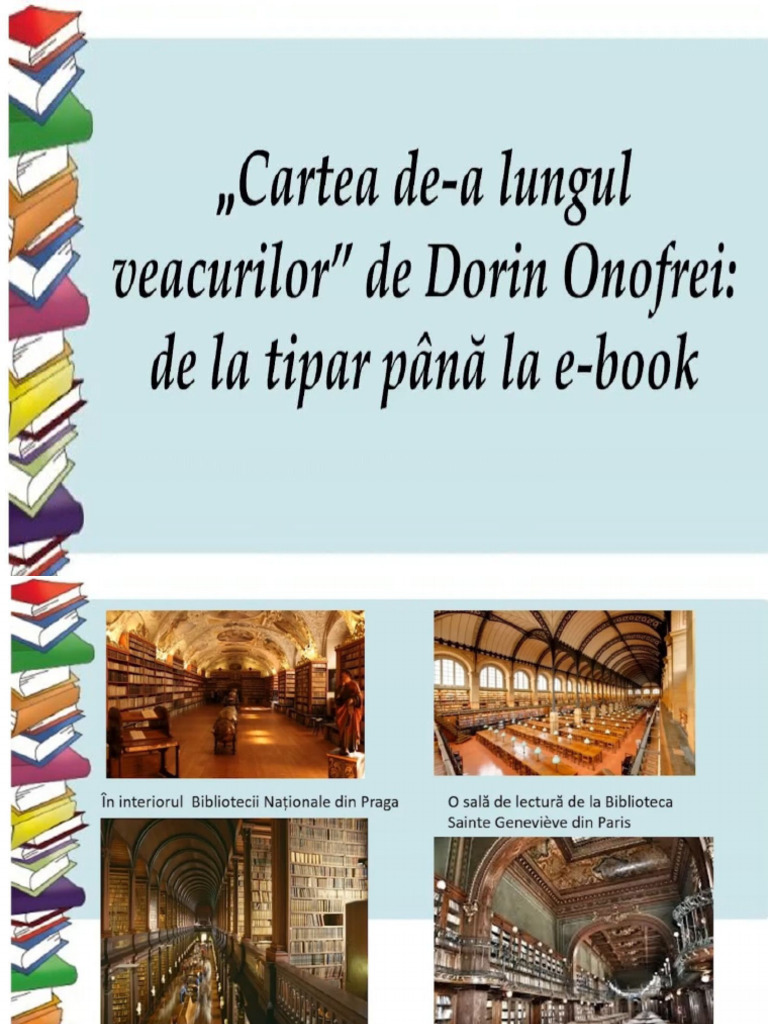 Cartea De-A Lungul Veacurilor | PDF