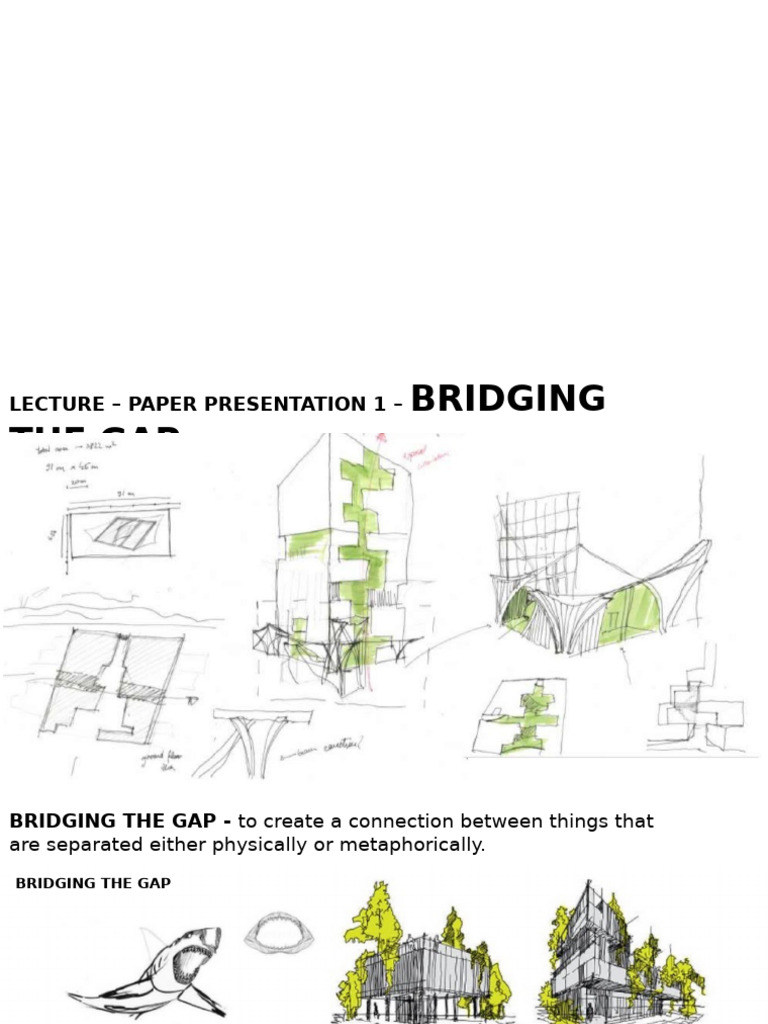 Bridging The Gap Pdf