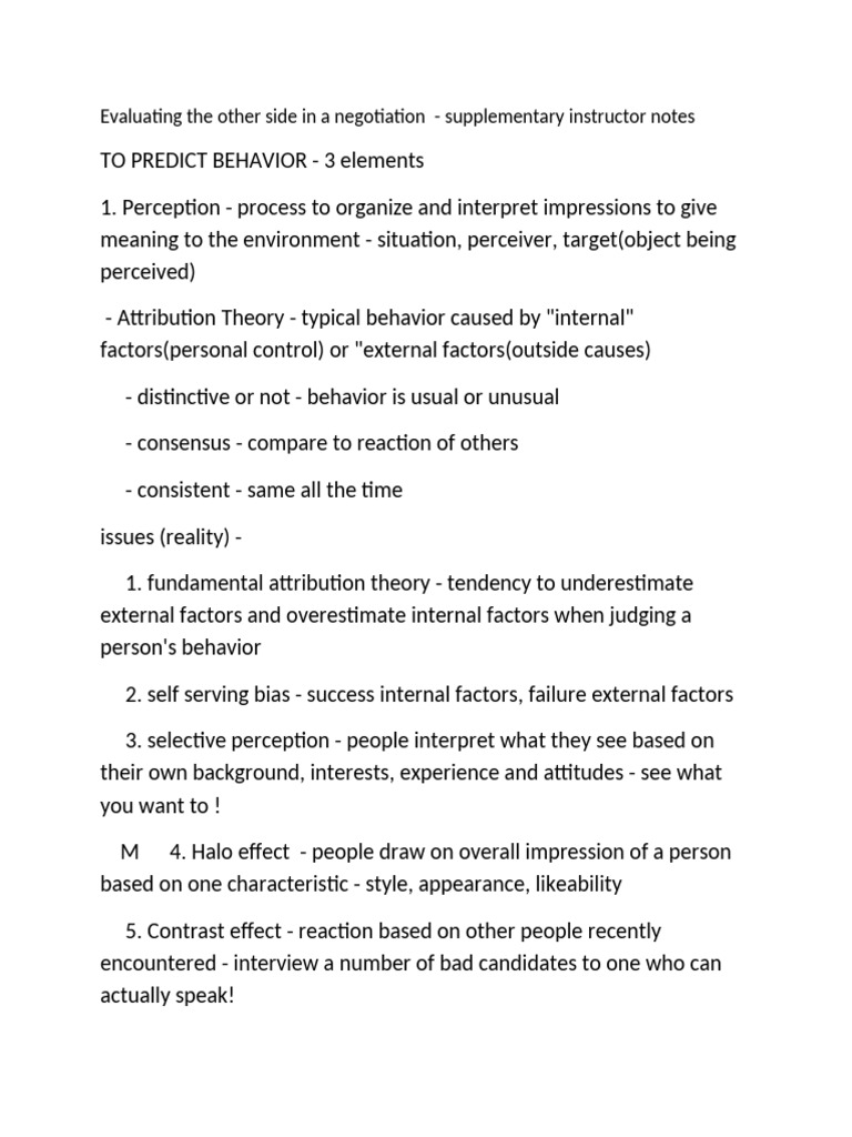 Personality, Perception and Emotions | PDF | Stereotypes | Career & Growth