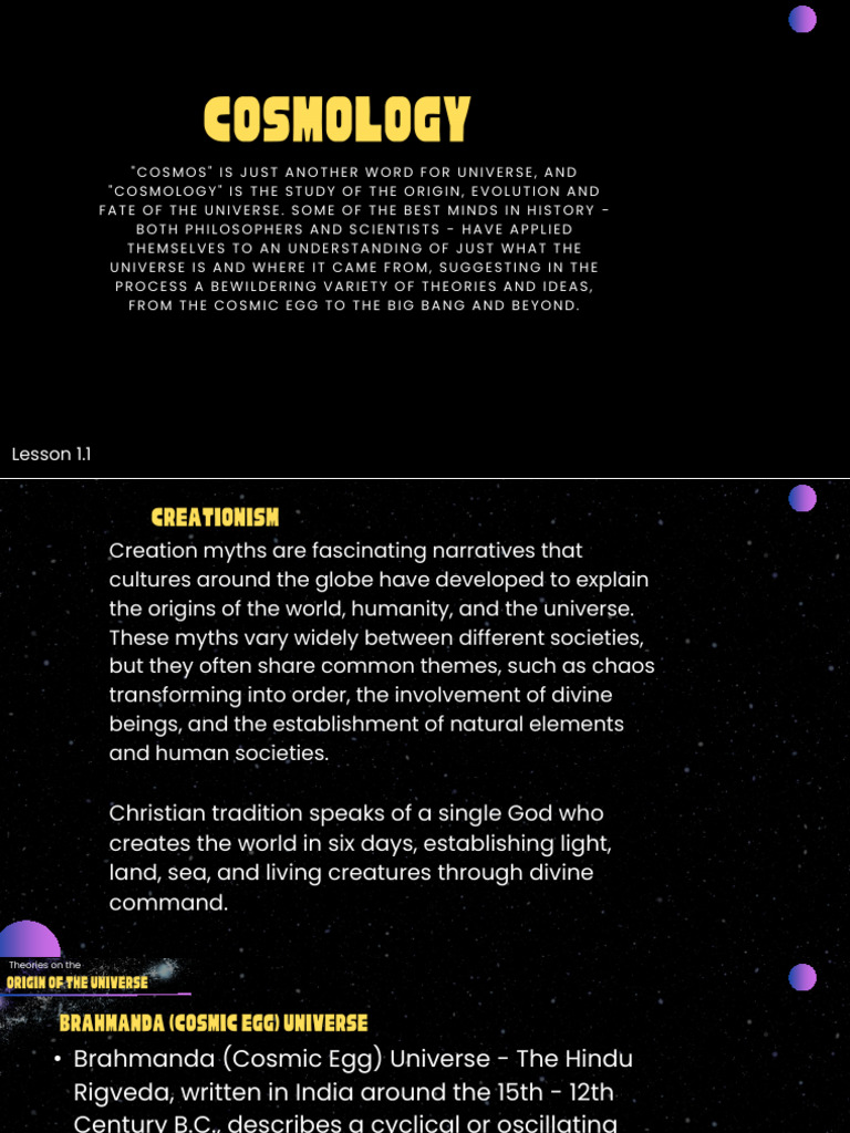 Cosmology: Theories of the Universe | PDF | Universe | Heliocentrism