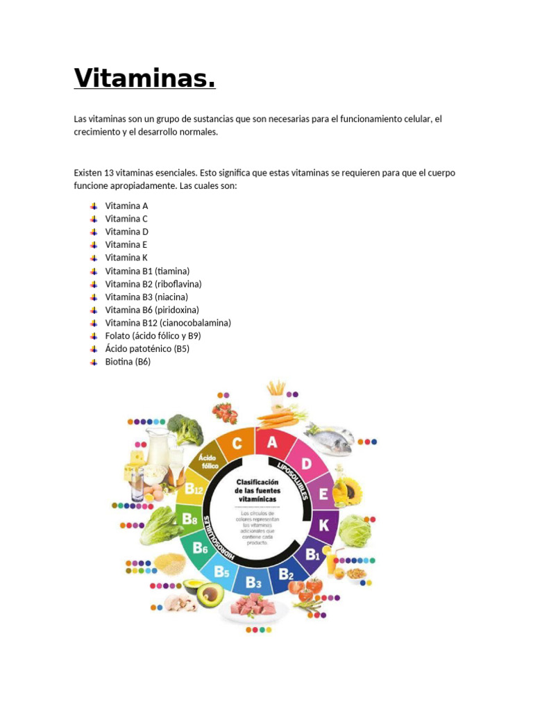 Vitaminas | PDF