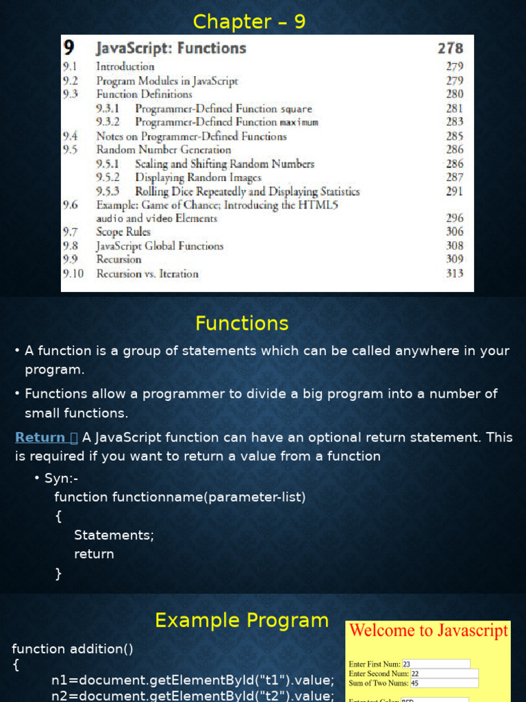 Functions | PDF