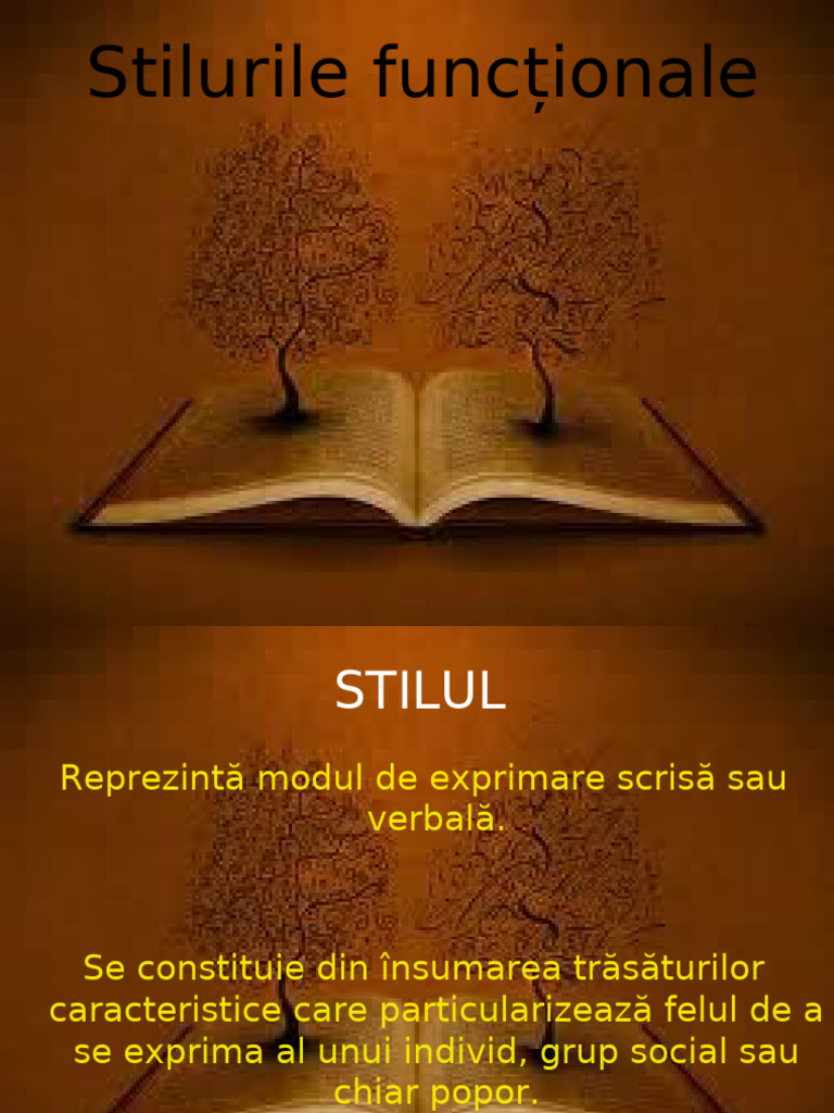 Stilurile Functionale | PDF