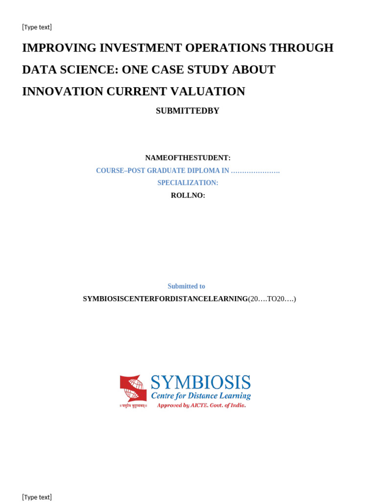 DDS 2 case study ( 3) | PDF