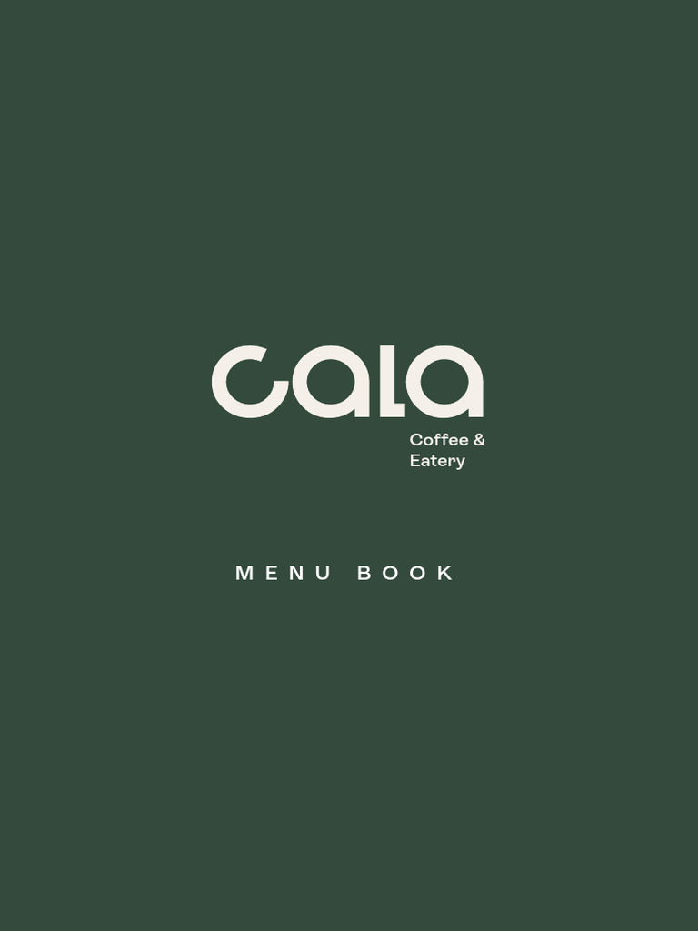 Menu Book Cala 1 | PDF