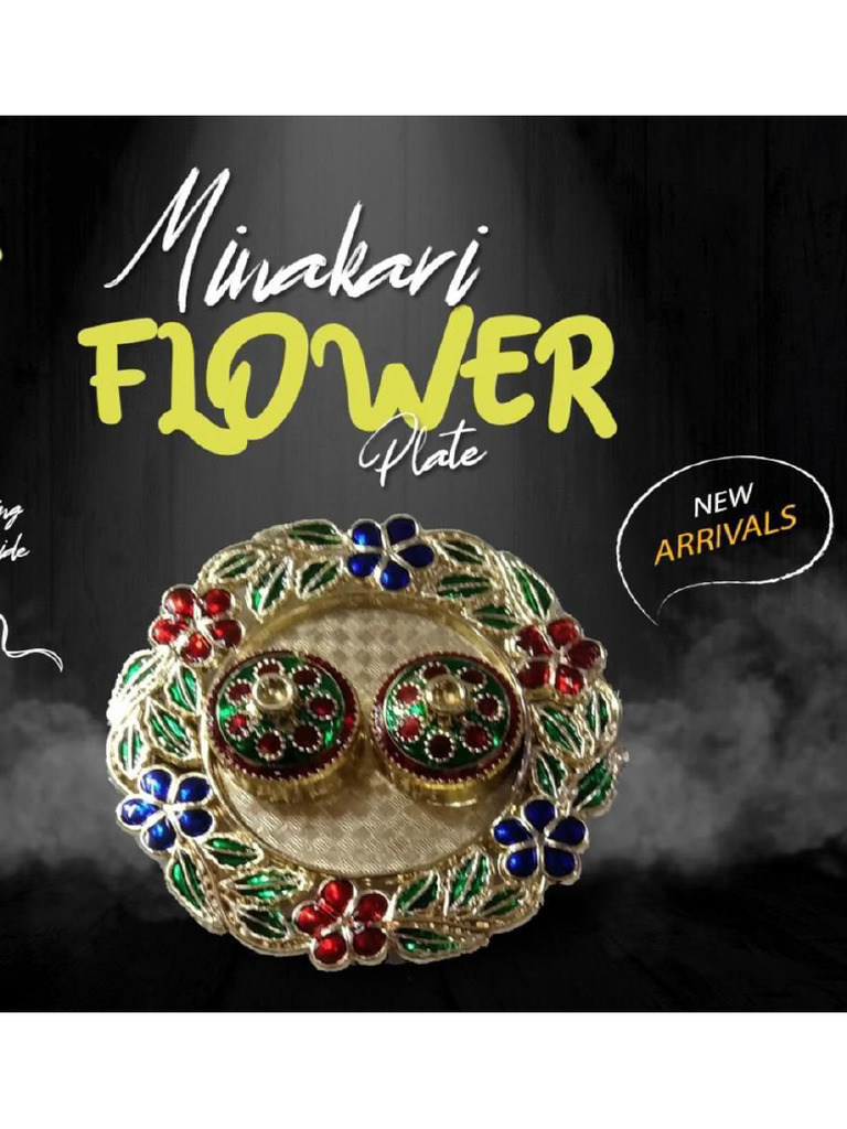 Plastic Meena Kumkum Plates | PDF